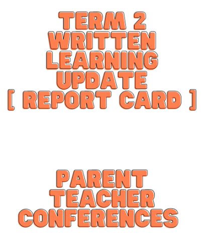 Term 2 Written Learning Update (Report Card﻿) April 4, Thursday | A.R ...